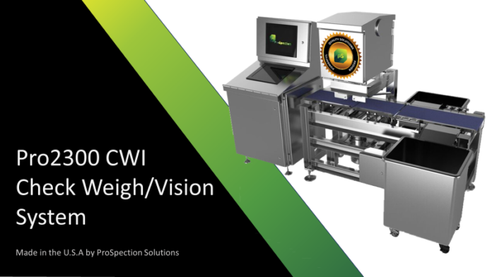 Announcing Check Weigh/Vision Combo Package Inspection System - Food ...