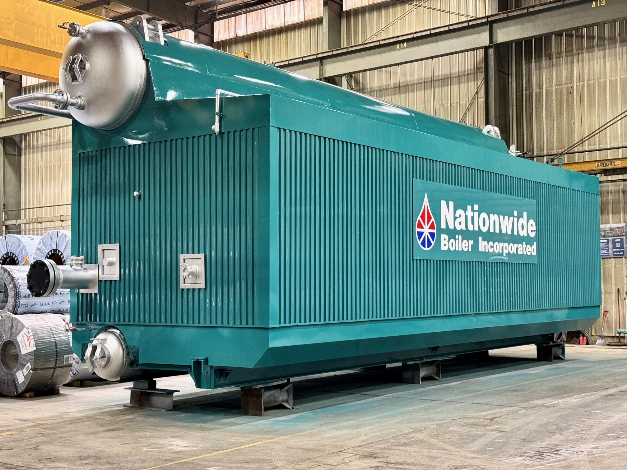 200,000 pph 750 psi / 750F Package Watertube Boiler In-Stock from ...