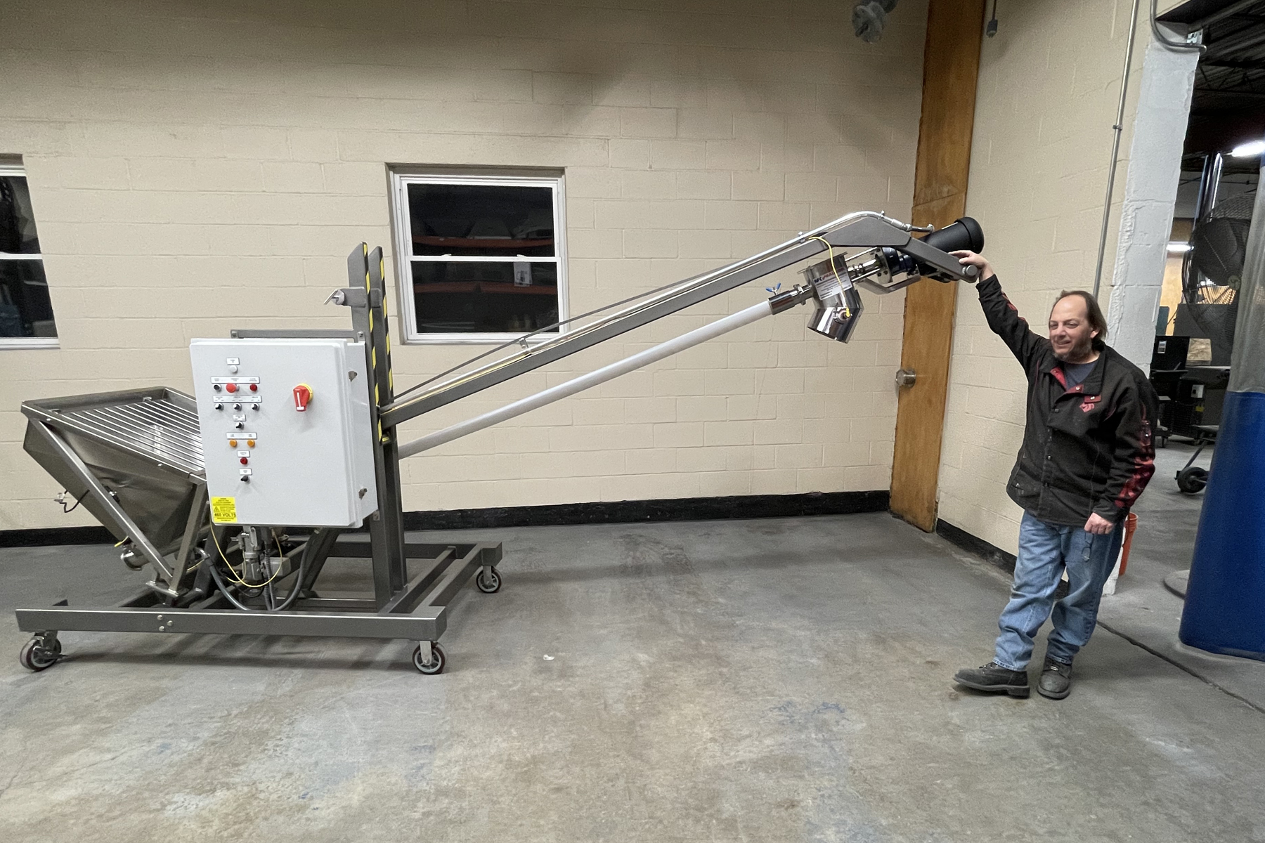 Screw Conveyor Manufacturer Introduces Tiltable, Portable Model for ...